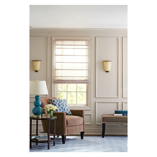 Living Room with Millwork - Transitional - Living Room - Charlotte - by ...