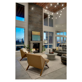 living spaces - Modern - Living Room - Calgary - by Lindsay O. Creative ...