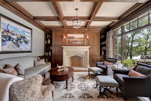 Lush Tradition: Elements of the American Tudor Living Room