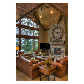 Lower Hay Lake 5 - Rustic - Living Room - Minneapolis - by Lands End ...