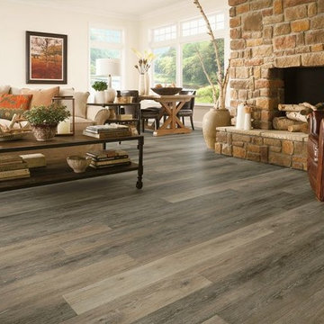 75 Vinyl Floor Living Room Ideas You'll Love - April, 2022 | Houzz