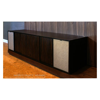 Madison Avenue Mid Century Style Consoles, Headboards and Wall Units ...