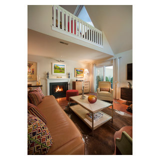 Main Line Bi-level Condo - Contemporary - Living Room - Philadelphia ...