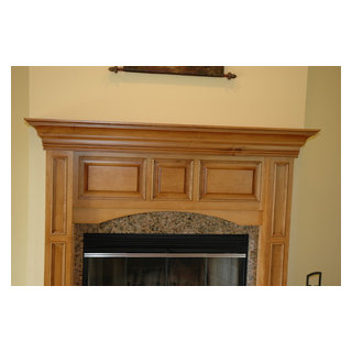 Maple fireplace surround - Traditional - Living Room - St Louis - by ...