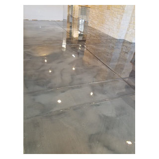 Marble Finish Concrete - Classique - Salon - Houston - par Concepts In ...