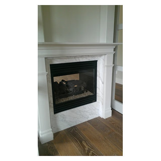 Marble Fireplace Surrounds - Traditional - Living Room - Dallas | Houzz IE