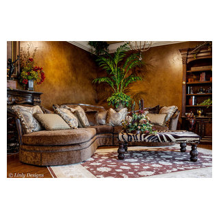 Marge Carson Sectional Sofa - Traditional - Living Room - Chicago - by ...