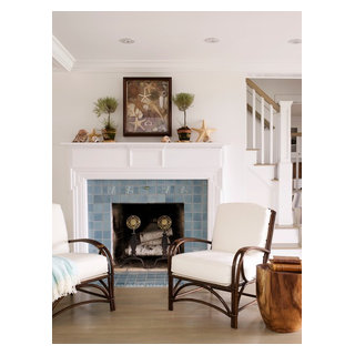 Mattapoissett - Beach Style - Living Room - New York - by Orrick ...