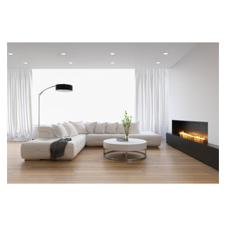 Matte Stretch Ceilings - Modern - Living Room - Miami - by ECO CEILING ...