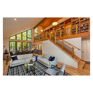 House at Matthaei Farm - Modern - Living Room - Detroit - by Molly ...