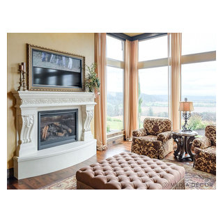 Media Décor Moving Art Screen - Traditional - Living Room - Portland ...