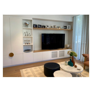 Media wall unit - Contemporary - Living Room - Sydney - by Spaceworks ...