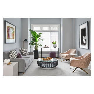 Melrose Ave - Contemporary - Living Room - Toronto - by Meghan Carter ...