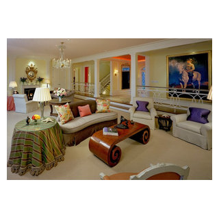 Mercer House - Traditional - Living Room - Miami - by BROWN DAVIS ...