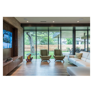 Merrick House - Modern - Living Room - Houston - by StudioMET ...