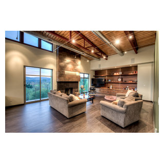 Metal Clad home - Modern - Living Room - San Francisco - by Treve ...