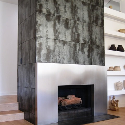 Steel Fireplace Surround - Photos & Ideas | Houzz