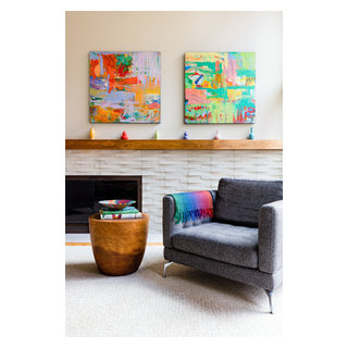 Seattle Mid-Century Remodel/Addition - Rétro - Salon - Seattle - par ...