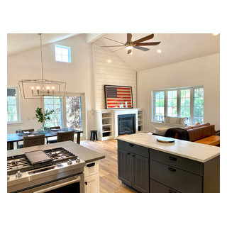 Mid Valley Modern Farmhouse - Farmhouse - Living Room - Denver - by ...