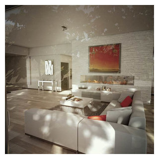 Modani Homes - Contemporary - Living Room - Miami - by Modani Furniture ...