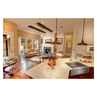 Model Home at Pearson Place at Avery Ranch - Traditional - Living Room ...