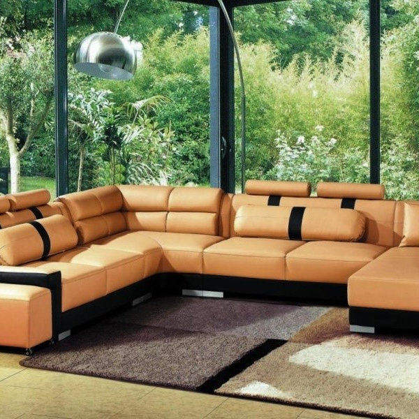 Caramel Leather Sofa - Photos & Ideas | Houzz