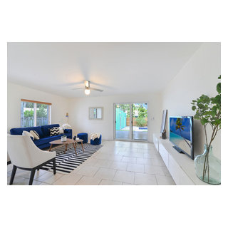 Modern contemporary staging in Miami Shores - Contemporary - Living ...