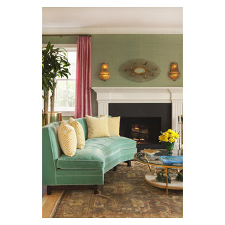 Modern Glam Dwelling - Transitional - Living Room - San Francisco - by ...