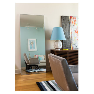 Modern Glamour Condo Living Room - Modern - Living Room - Austin - by ...