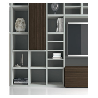 Modern Italian wardrobs, walk-in closets, libraries & wall units ...