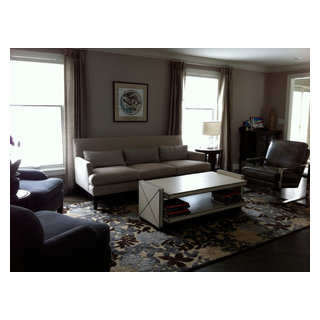 Modern Living and Dining Room - Contemporary - Living Room - Cleveland ...