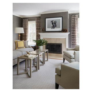 Modern Living in a Classic Home - Transitional - Living Room - Chicago ...
