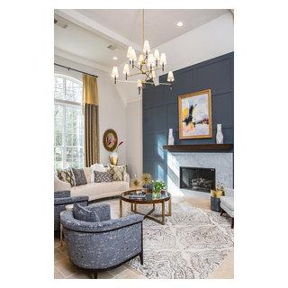 Modern Living Room - Transitional - Living Room - Houston - by Studio G ...
