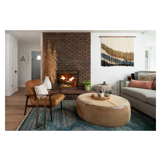 Modern Nostalgia Remodel - Contemporary - Living Room - Denver - by ...