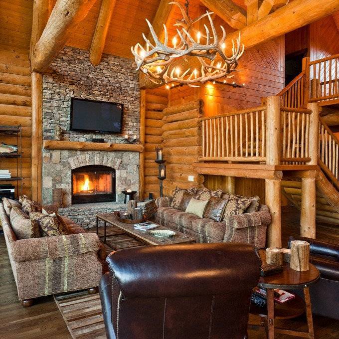 Modern Rustic Cabin - Photos & Ideas | Houzz