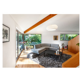 Modern Seattle Renovation - Midcentury - Living Room - Seattle - by ...