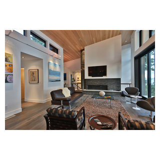 Modern Useless Bay Shores Residence - Modern - Living Room - Seattle ...