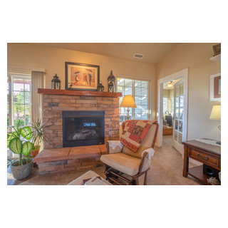 Modest Country Home - Traditional - Living Room - Denver - by Keystone ...