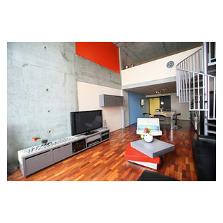 Mondrian Loft living room - Moderne - Salon - Los Angeles - par Susan ...