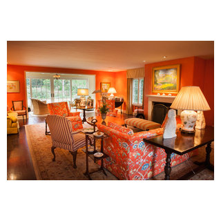 Monterey Colonial Home - Traditional - Living Room - Los Angeles - by ...