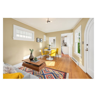 Montlake Tiny "Spite" House - Transitional - Living Room - Seattle - by ...