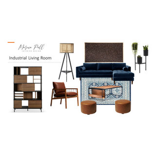 Mood Boards - Industrial - Living Room - Chicago - by Marina Pall ...