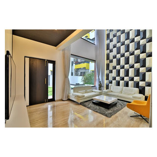 Mr.ramesh Villa Interiors - Contemporary - Living Room - Hyderabad - by ...