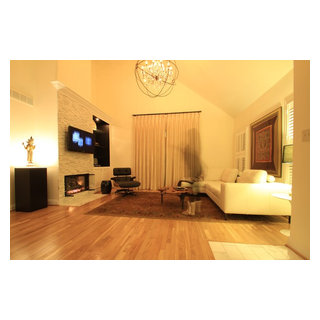 My Houzz: 1990's home gets an update - Eclectic - Living Room - Other ...