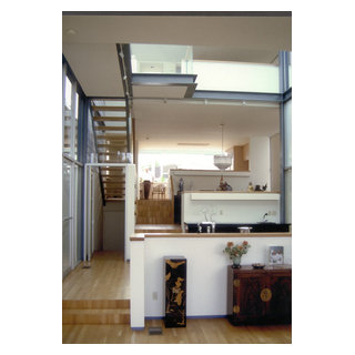 Naples Canal House Tri-Level Interior - Eclectic - Living Room - San ...