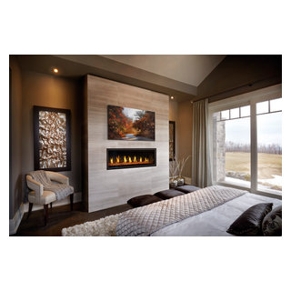 Napoleon Vector LV50 Linear Gas Fireplace - Contemporary - Bedroom ...