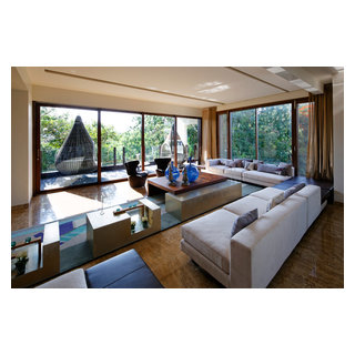 Neeraj and Jyoti Mittal - Contemporáneo - Salón - Bangalore - de ...