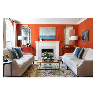 NEW CANAAN CLASSIC MODERN - Traditional - Living Room - New York - by ...