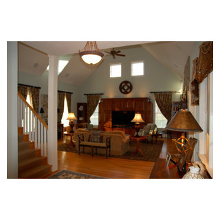 New England Neo Colonial - Traditional - Living Room - Richmond - by ...