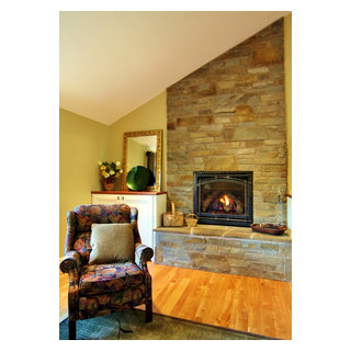 new fireplace and hearth - Traditional - Living Room - Portland - by ...